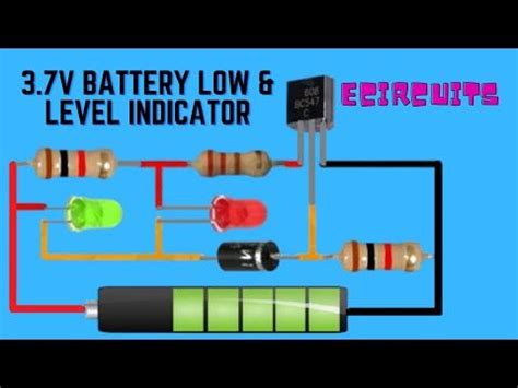 3 7v Lithium Battery Full Low Level Indicator Artofit