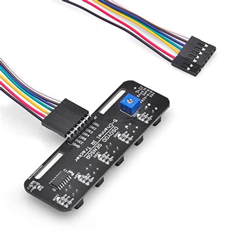 OSOYOO Infrared Line Tracking Sensor Module Pin Cm Female To Female Jumper Wire Channel