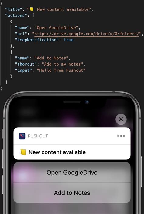 Run Any Shortcut With Dynamic Input From A Push Notification Rshortcuts