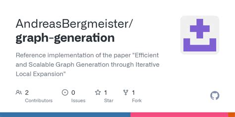 github andreasbergmeister graph generation reference implementation