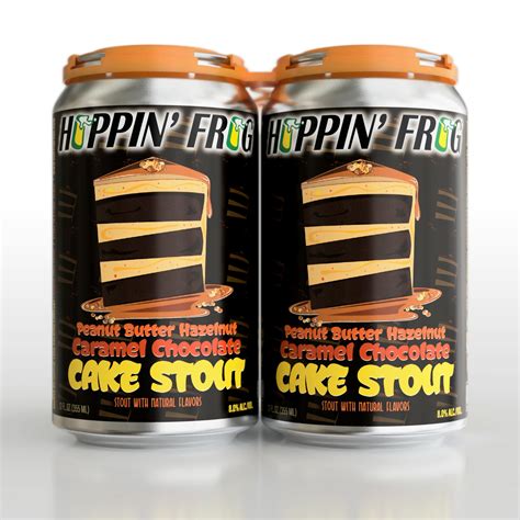 Peanut Butter Hazelnut Caramel Chocolate Cake Stout Hoppin Frog