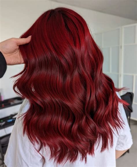 Dark Ruby Red Hair