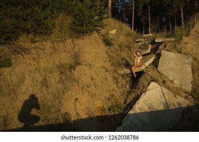 Sexual Woman Posing Summer Forest Stock Photo Shutterstock