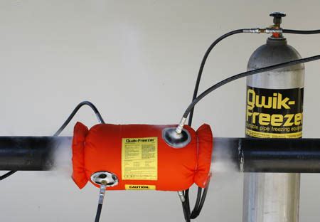 COB Industries Qwik Freezer Pipe Freezing Kits Liquid CO