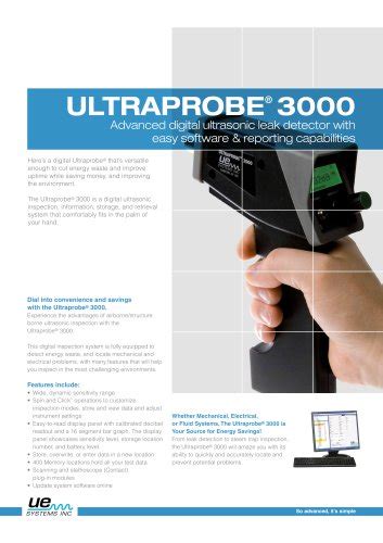 Ultraprobe 2000 Ue Systems Pdf Catalogs Technical Documentation Brochure