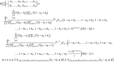 meijer g function representations through more general functions