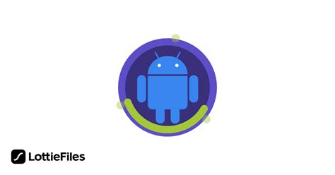 Free Blue Android Animation Animation By Saba Ahmed Lottiefiles