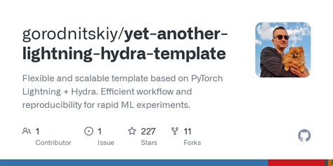 Github Gorodnitskiyyet Another Lightning Hydra Template Flexible And Scalable Template Based