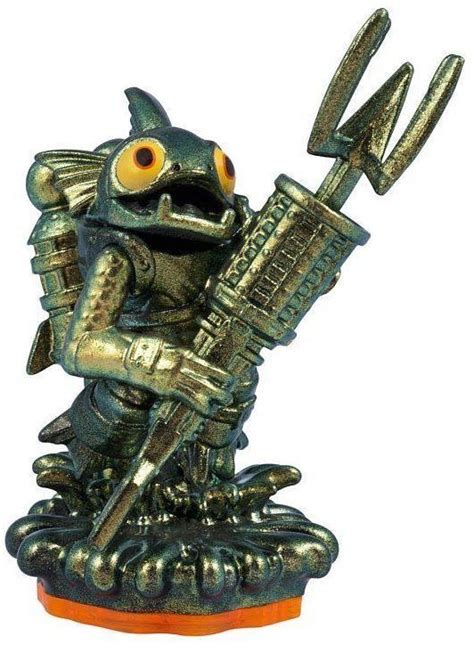 Gold Metallic Gill Grunt Skylanders Giants Imaginators Wiiu Ps4 Xbox