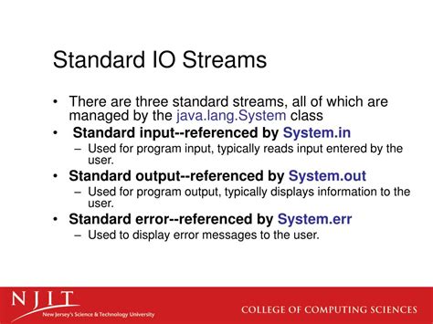 Ppt Standard Input Output And Error Powerpoint Presentation Free