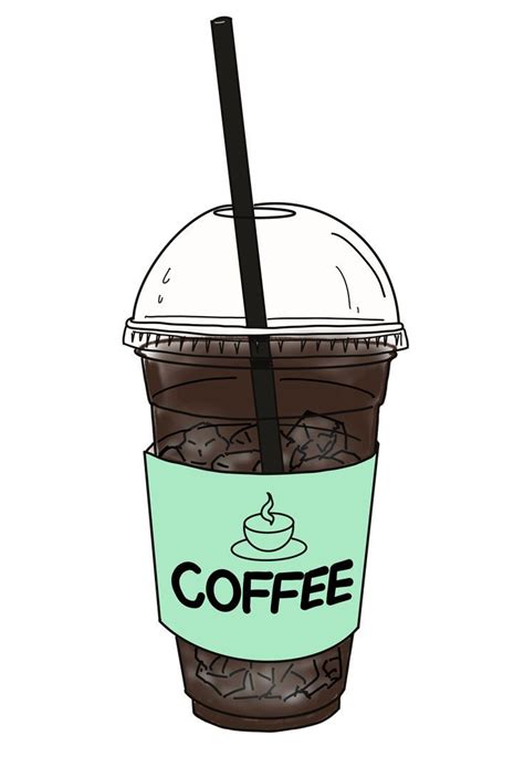 커피 손그림 2023 일회용 커피 컵 커피 테이크아웃 커피