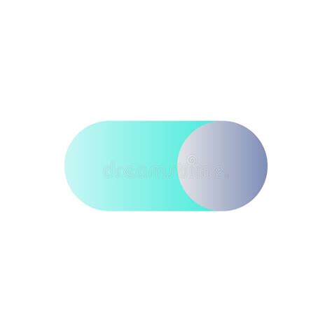 Toggle Button Flat Gradient Color Ui Icon Stock Vector Illustration Of Button Gradient 251934575