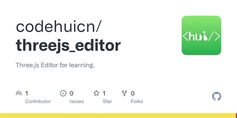 Github Codehuicnthreejseditor Threejs Editor For Learning