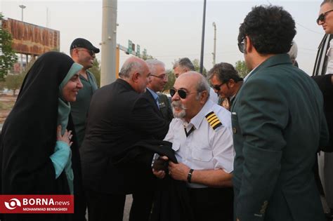 رونمایی از سردیس خلبانمحمود اسکندری در خرمشهر