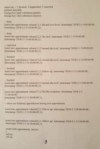 solved please write one sol statement for each the following