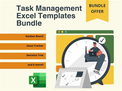 Task Management Excel Templates Bundle Discount Schedule And Organize With Task Management
