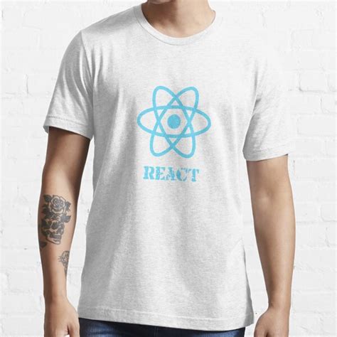 Official Reactjs Reactjs Logo Word Js T Shirt For Sale By Rainwater11 Redbubble React T