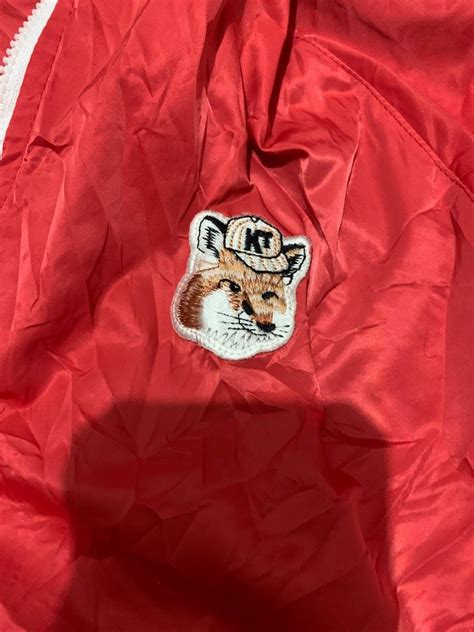 Maison Kitsune Fox Head Windbreaker Mens Fashion Coats Jackets And