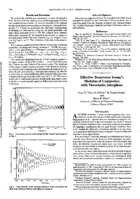 Pdf Effective Transverse Youngs Modulus Of Composites With Viscoelastic Interphase