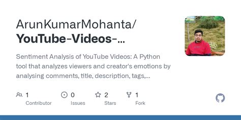 Github Arunkumarmohantayoutube Videos Analyser Using Sentiment Analysis Sentiment Analysis