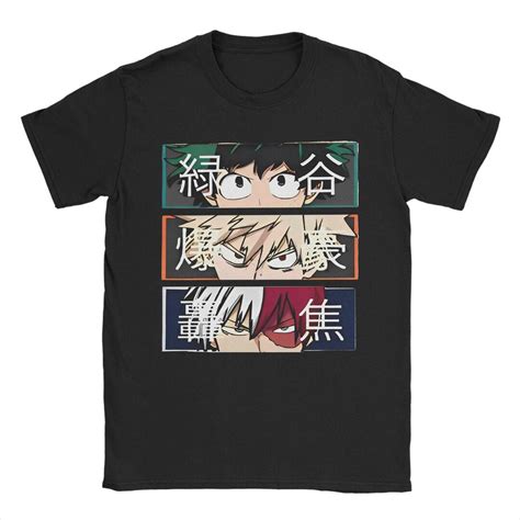 My Hero Academia T Shirt Deku Bakugo Todoroki Shirt Mha Anime T