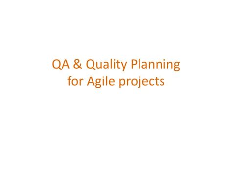 Agile Testing Strategy Pptx