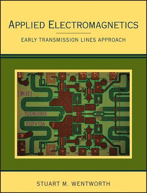 Applied Electromagnetics By Stuart M Wentworth Hardcover 9780470042571 Buy Online At The Nile