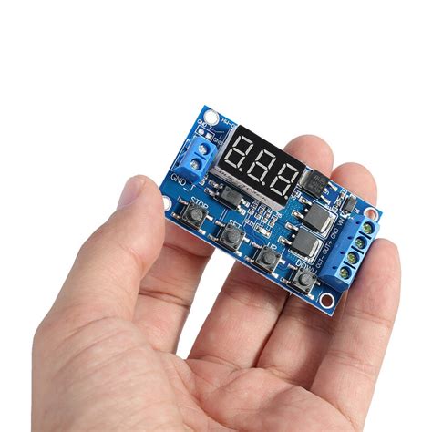Dc 5v 36v Trigger Cycle Delay Timer Switch Turn On Off Relay Module With Led Display