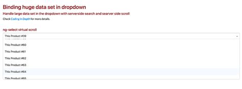 Angular Binding Dropdown With Huge Data Set By Coding In Depth Coding In Depth Medium