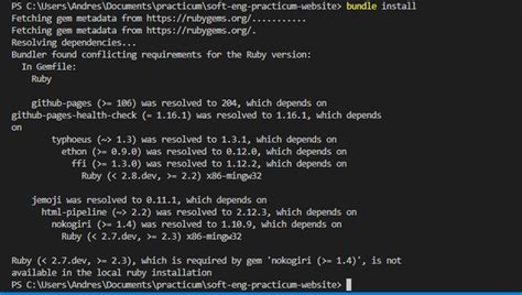 what i doing wrong here i m using vs code and jekyll to try and run an