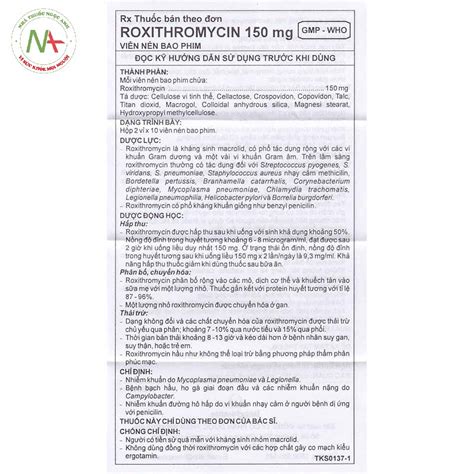 Thuốc Roxithromycin 150mg Imexpharm Giá Bao Nhiêu Mua ở đâu