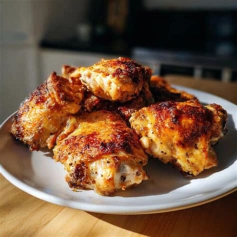 Crispy Air Fryer Chicken Thighs In Just 20 Minutes