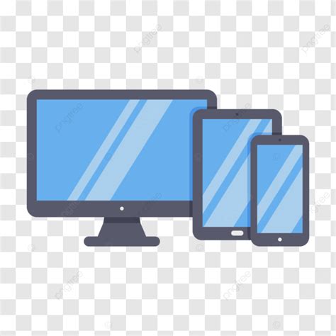 디지털 장치 아이콘 벡터 일러스트 레이 션 휴대 전화 태블릿 Pc 컴퓨터 모니터 아이콘 디지털 기기 모니터 아이콘 디지털 장치 아이콘 Png 일러스트 및 벡터 에
