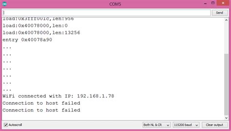 Esp32 Arduino Envoi De Données Avec Le Client Socket