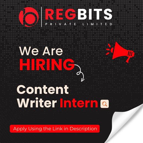 Regbits On Linkedin Regbits Hiringnow Jobpost Contentwriter Marketingjobs