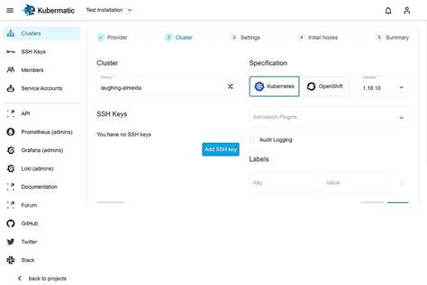 Automated Multi Cluster Kubernetes Lifecycle Management Kubermatic