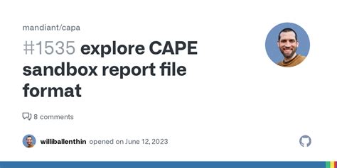 Explore Cape Sandbox Report File Format · Issue 1535 · Mandiantcapa