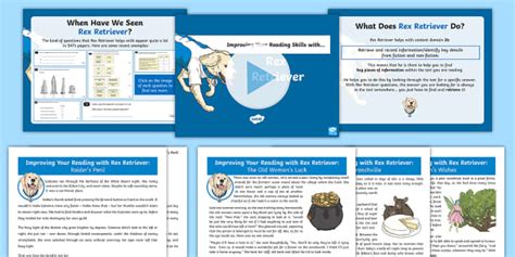 Uks2 Improving Your Reading Skills With Rex Retriever Activity Pack