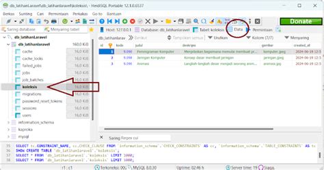 CRUD PART 2 Membuat Tabel Di Database Dan Seeder Di Laravel 11