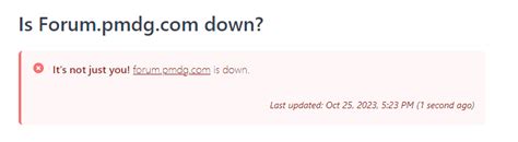 Is PMDG Forum Down General Discussion Microsoft Flight Simulator Forums