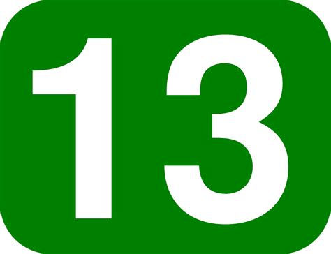 Free Number 13 Clipart Download Free Number 13 Clipart Png Images Free ClipArts On Clipart Library