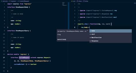 javascript how to annotate express middlewares with jsdoc stack overflow