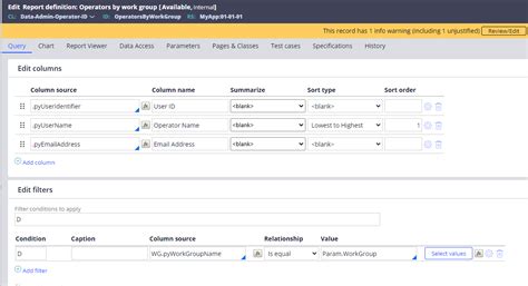 Display Report Defination Data In Tabular Format Support Center