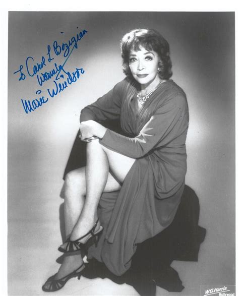 Marie Windsor Signed Photo