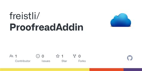 Github Freistliproofreadaddin