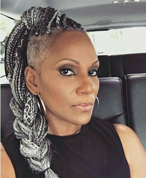 30 Beautiful Grey Braids Styles That You Should Try This Season Artofit