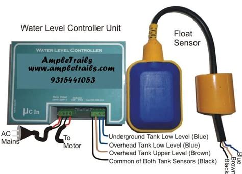 Automatic Water Level Controller Motor Submersible