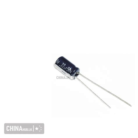 022uf 50v Electrolytic Capacitor 5 Pcs Pack Chinahublk