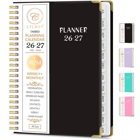 2026 2027 Planner Academic Planner Calendar Notebookjul2026 Jun2027