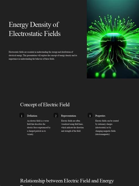 Energy Density In Electrostatic Fields Pdf Electric Field Electrostatics